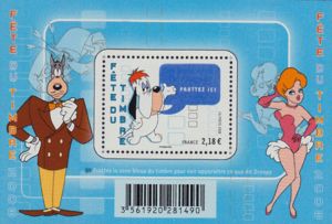 Stamp: Droopy Dog (France(Stamp Day 2008) Yt:FR BF116,Mi:FR BL84,Sn:FR ...