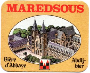 Sous-bock de bière: Maredsous (Brouwerij Moortgat, BelgiqueCol:BE-000618