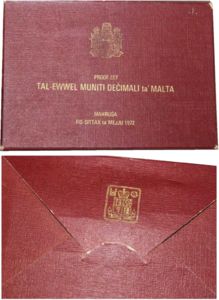 Coin: Various Pounds (Proof set 1972) (Malta) (1972~Today - Proof Sets) WCC:ps1