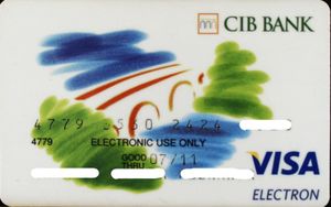 Bank Card: CIB Bank (CIB Bank, HungaryCol:HU-VE-0001.01
