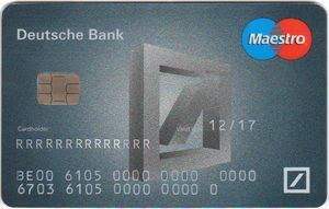 Bank Card: Maestro (Deutsche Bank, BelgiumCol:BE-MS-0031
