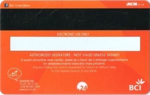 Bank Card: Bci (Bci, MozambiqueCol:MZ-GM-0022