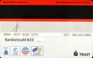 Bank Card: Stadtsparkasse Magdenburg - Maestro (Stadtsparkasse ...