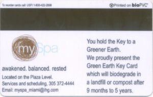 Hotel Card: InterContinental - mySpa Miami (InterContinental, United ...