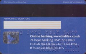 Bank Card: Reward (Halifax, United Kingdom of Great Britain & Northern ...