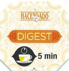 Tea Label: Digest (Hacendado, SpainCol:TL-ES-0459