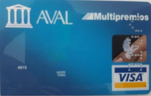 Bank Card: Aval Multipremios (Grupo Aval, El SalvadorCol:SV-VI-0002