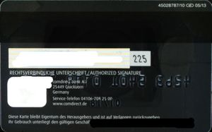 Bank Card: Comdirect - VISA (Comdirect Bank, Germany, Federal ...