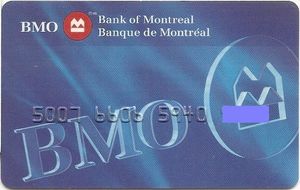 Bank Card: BMO Bank of Montreal (Bank of Montreal, CanadaCol:CA-GM-0017