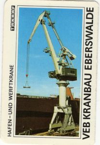 Pocket Calendar: VEB Kranbau Eberswalde HAFEN- UND WERFTKRANE (Germany ...