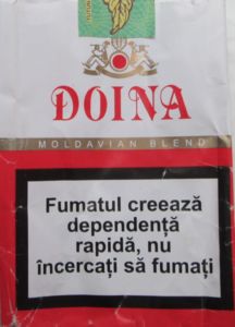 Cigarette Pack: Doina (MoldovaCol:MD-CT-0010