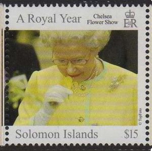 Stamp: Chelsea Flower Show (Solomon Islands(A Royal Year) Mi:SB 1243,Sn ...