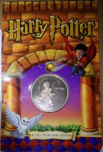 Coin: 1 Crown (Harry Cast a Magic Spell) (Isle of Man(I77 - One Crown ...