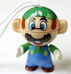 Meal Toy: Luigi (Kinder Surprise, Europe) (Joy - Twistheads - Super ...