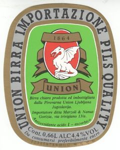 Drink Label: Union birra (Pivovarna Union Ljubljana, SloveniaCol:SI ...