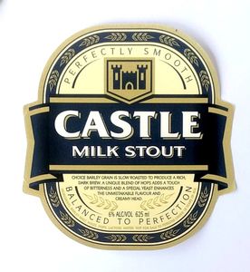 Drink Label: Castle Milk Stout (Accra Brewery, GhanaCol:GH-BEER-000004