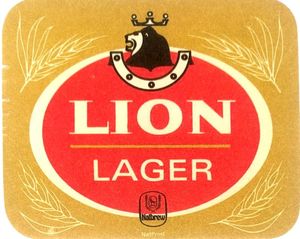 Drink Label: Lion Lager (National Breweries Zimbabwe, ZimbabweCol:ZW ...
