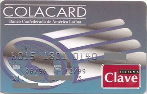 Bank Card: Colacard Banco Confederado de América Latina (Colacard ...