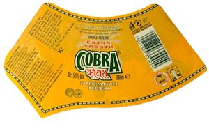 Drink Label: Cobra Premium Beer (Molson Coors, United Kingdom of Great ...
