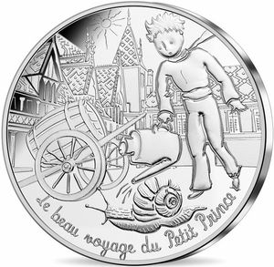 Pièce de monnaie: 10 Euro (Le beau voyage du Petit Prince. In The ...