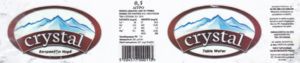 Drink Label: Crystal (Katri bros OE, GreeceCol:GR-WATER-000343