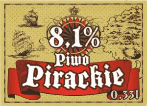 Drink Label: Piwo Pirackie (Browar Amber Bielkówko, PolandCol:PL-BEER ...