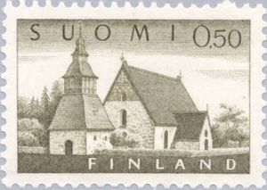 Stamp: Lammi Church (FinlandLaP:FI 559xHa1