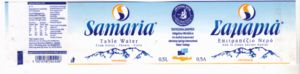 Drink Label: Samaria (ETANAP S.A., GreeceCol:GR-WATER-000430