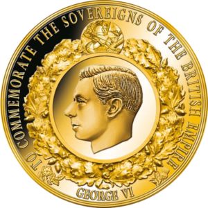 Coin: 2.50 Dollars (King George VI) (Niue) (Numismatic Product - Royal ...