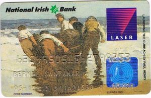 Bank Card: National Irish Bank (National Irish Bank, IrelandCol:IE-GM-0023