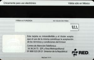 Bank Card: CARNET - TU$ - Nomina (Toka, MexicoCol:MX-GM-0101