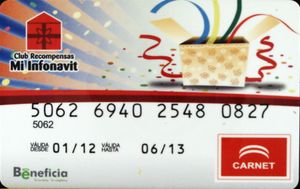 Bank Card: CARNET - Benificia (Toka, MexicoCol:MX-GM-0103