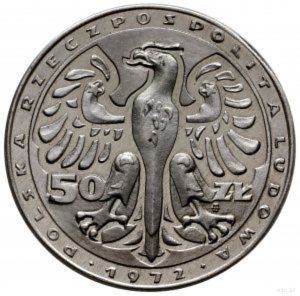 Moeda: 50 Złotych (without PRÓBA) (Fryderyk Chopin) (Polônia) (1952 ~ 1989 - República Popular ...