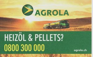 Geschenkkarte: Agrola (Agrola, Schweiz(Agrola) Col:CH-Agrola-03