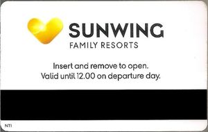 Hotel Card: Sunwing Family Resorts - All Inclusive (Sunwing, United Kingdom of Great Britain ...
