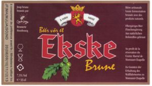 Drink Label: Ekske Brune (Brasserie Grain D’Orge, BelgiumCol:BE-BEER-024439