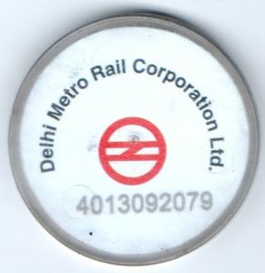 Token: Delhi Metro (India, Republic(Metro Tokens) Col:IN-000022 🪙