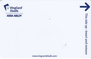 Hotel Card: VingCard - Elsafe - Assa Abloy - 4816387 (VingCard ...