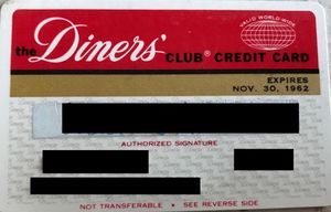 Bank Card: Diners (Diners Club International USA, United States of ...