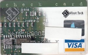 Bank Card: Check Card (First Tech Credit Union, United States of ...