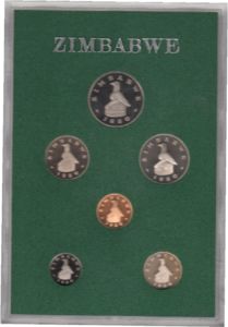 Coin: Various Dollars (Proof set 1980) (Zimbabwe(1980~Today - Proof ...