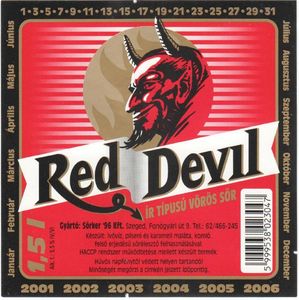 Drink Label: Red Devil (Sörker´96 Kft., HungaryCol:HU-BEER-001236