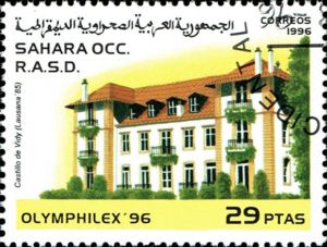 تمبر: Castillo de Vidy (Lausana'85) (صحرای غربی: تمبرهای غیرقانونی ...