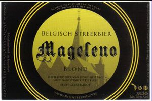 Drink Label: Mageleno Blond (Huisbrouwerij St.Canarus, BelgiumCol:BE ...