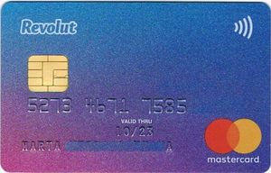 Bank Card: Revolut Mastercard (Revolut, United Kingdom of Great Britain ...