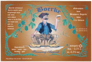 Drink Label: Boerke (Brouwerij Angerik, BelgiumCol:BE-BEER-024719