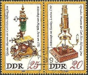 Stamp: Optical Museum Jena (Germany, Democratic Republic (DDR)(Optical ...