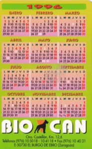 Calendario de Bolsillo: English pointer (España(Dogs) Col:ESP-1996-Dog ...