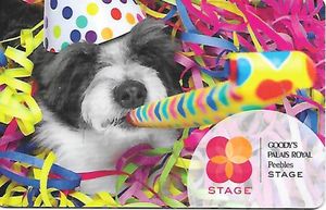 Gift Card: Dog with Party favors (Stage, United States of America ...