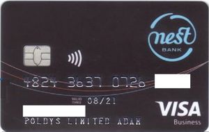 Bank Card: Visa Business (FM Bank PBP SA./Nest Bank SA, PolandCol:PL-VI ...